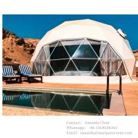 China Transparent Inflatable Dome Glamping Tent 390x250x240cm Four Season Luxury Hotel for sale
