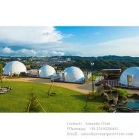 China Transparent Inflatable Dome Glamping Tent 390x250x240cm Four Season Luxury Hotel for sale