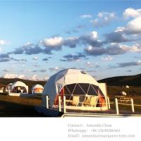 China Transparent Inflatable Dome Glamping Tent 390x250x240cm Four Season Luxury Hotel for sale