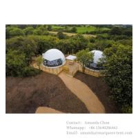 China Transparent Inflatable Dome Glamping Tent 390x250x240cm Four Season Luxury Hotel for sale