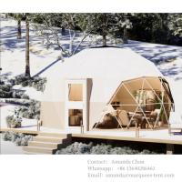 China Economical Customized Outdoor Hotel Luxury Dome House Glamping Round Dome Tent 100kmh Wind Load for sale