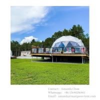 China Luxury 5 Star Safari Glamping Tent 2 Person Living Dome Hotel for Exhibition Event for sale