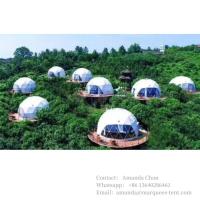 China Luxury 5 Star Safari Glamping Tent 2 Person Living Dome Hotel for Exhibition Event for sale