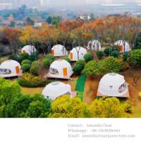 China 6m Transparent Glamping Geodesic Dome Tent 6-8 Person Hotel for Outdoor Activities for sale