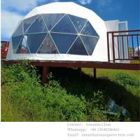 China Customized Luxury Hotel Dome Glamping Tent 3m-50m Waterproof PVDF Membrane Outdoor Resort Tensile Structure for sale