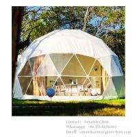China 6m Transparent Glamping Geodesic Dome Tent 6-8 Person Hotel for Outdoor Activities for sale