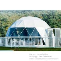 China 6m Transparent Glamping Geodesic Dome Tent 6-8 Person Hotel for Outdoor Activities for sale
