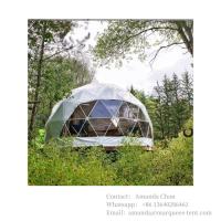 China Customized Luxury Hotel Dome Glamping Tent 3m-50m Waterproof PVDF Membrane Outdoor Resort Tensile Structure for sale