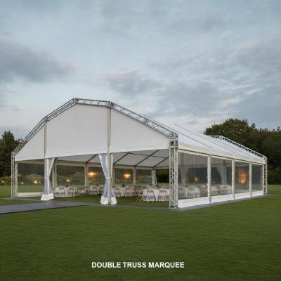 China Removable Spacious Party Marquee Tents Extruded Aluminum Alloy Frame Window Sidewall Canopy Structure for sale