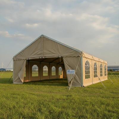 China Clear-View Square Party Marquee Tents Extruded Aluminum Alloy Frame PVC Window Panel Canopy Structure for sale