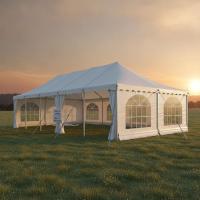 China Heavy-Duty Large-Span Party Marquee Tents Extruded Aluminum Alloy Frame Ground Bar Kit Canopy Structure for sale