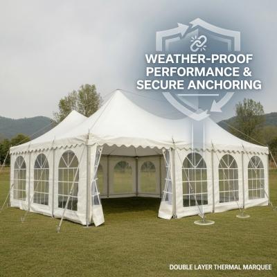 China Fashion-Show Party Marquee Tents A-Frame Waterproof Elegant Oval Runway Design Canopy Structure for sale
