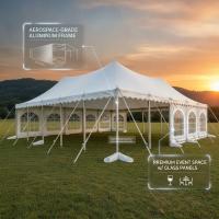 China Sports Ceremony Party Marquee Tents A-Frame Waterproof Double-Decker Award Canopy Structure for sale
