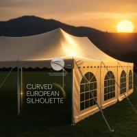 China Birthday Anniversary Party Marquee Tents Clear-Span PVC Sidewall Windows Canopy Structure for sale