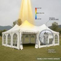 China Pagoda-Style Wedding Party Marquee Tents A-Frame Waterproof High-Peak Outdoor Reception Canopy Structure for sale