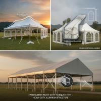 China Fashion-Show Party Marquee Tents A-Frame Waterproof ABS Solid Wall Panel Runway Canopy Structure for sale