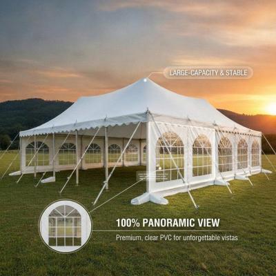China Runway Fashion Party Marquee Tents Clear-Span PVC Sidewall Windows Show Canopy Structure for sale