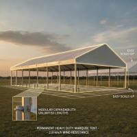 China Banquet Catering Party Marquee Tents Clear-Span PVC Sidewall Windows Event Canopy Structure for sale