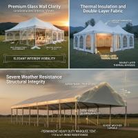 China Two-Story Sports Party Marquee Tents A-Frame Waterproof Double-Decker Award Ceremony Canopy Structure for sale