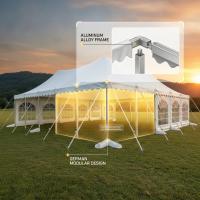 China Durable Aluminum Frame Party Tents 10x20m to 30x50m with 120km/h Wind Load Capacity for Weddings and Events for sale