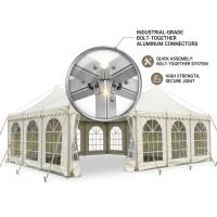 China Full-Sidewall Premium Party Marquee Tents Extruded Aluminum Alloy Frame Complete Kit Outdoor Shelter Structure for sale