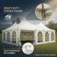China Custom Aluminum Party Marquee Tent 6061/T6 Frame Double-Layer Roof Canopy for Outdoor Events for sale