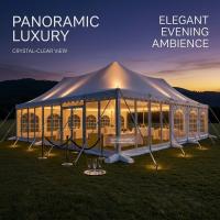 China Fashion-Show Party Marquee Tents A-Frame Waterproof Elegant Oval Runway Design Canopy Structure for sale