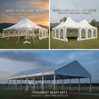 China Sports Ceremony Party Marquee Tents A-Frame Waterproof Double-Decker Award Canopy Structure for sale