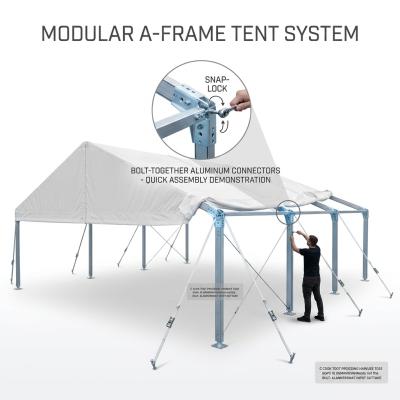 China Fire-Retardant Square Party Marquee Tents Extruded Aluminum Alloy Frame PVC Canopy Outdoor Shelter Structure for sale