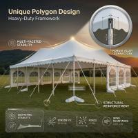 China VIP Cocktail Party Marquee Tents Clear-Span Full Blackout PVC Cover Reception Canopy Structure for sale