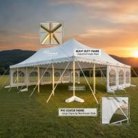 China Clear-Span Party Marquee Tent 850gsm PVC Aluminum 6061/T6 Frame Event Canopy for sale