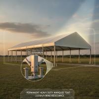 China Waterproof Extended Party Marquee Tents Extruded Aluminum Alloy Frame PVC Roof Outdoor Shelter Structure for sale
