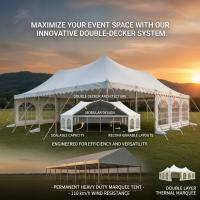 China Pagoda-Style Banquet Party Marquee Tents A-Frame Waterproof High-Peak Catering Event Canopy Structure for sale