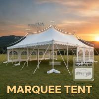 China New-Year-Eve Party Marquee Tents A-Frame Waterproof Elegant Oval Design Canopy Structure for sale