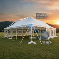 China Custom Outdoor Party Tent 3-60m Width Fire Retardant UV Resistant Aluminum Frame Structure for sale