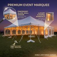 China Two-Story Sports Party Marquee Tents A-Frame Waterproof Double-Decker Award Ceremony Canopy Structure for sale