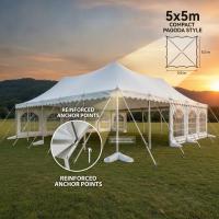China Christmas Market Party Marquee Tents Clear-Span Transparent PVC Roof Canopy Structure for sale