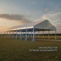 China Wind-Resistant Mid-Size Party Marquee Tents Extruded Aluminum Alloy Frame Outdoor Shelter Canopy Structure for sale