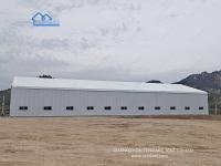 China Wedding Reception Party Marquee Tents Clear-Span Insulated Sandwich Panel Wall Outdoor Canopy Structure for sale