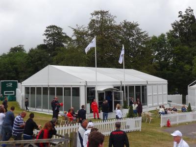 China Exhibition Trade Party Marquee Tents Clear-Span Tempered Glass Wall Panel Show Canopy Structure for sale