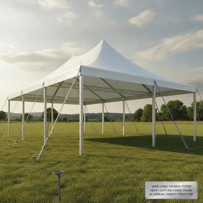China Wind Load One Hundred Kilometer Per Hour Tested Party Marquee Tent Heavy Duty Anchored Frame Aluminum Canopy Structure for sale