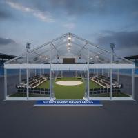 China Sports Event Stadium Party Marquee Tent Five Hundred Seater Clear Span Aluminum Frame Structure Grandstand Arena for sale
