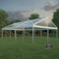 China Hard Pressed Extruded Aluminum Alloy 6061 T6 Frame Party Marquee Tent Twenty Year Structural Warranty Clear Span for sale