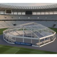China Sports Event Stadium Party Marquee Tent 500 Seater Clear Span Aluminum Frame Grandstand European Arena Canopy Structure for sale