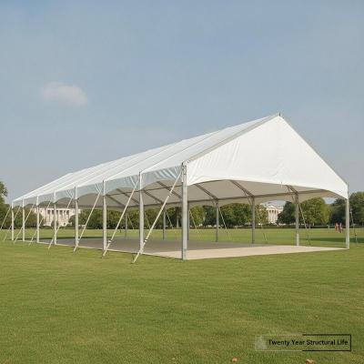 China Hard Pressed Extruded 6061 T6 Aluminum Alloy Frame Party Marquee Tent Twenty Year Structural Life European Canopy Structure for sale