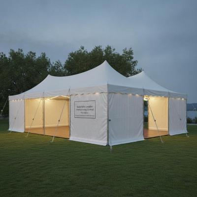 China REACH RoHS Compliant Party Marquee Tent Chemical Safety Certified PVC Fabric European Environmental Canopy Structure for sale
