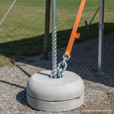 China Heavy Duty Ground Anchor System Party Marquee Tent 1.2m Galvanized Stake Concrete Ballast European Wind Safety Canopy Structure for sale