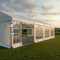 China UK Post Brexit Market Compliant Party Marquee Tent UKCA Marked British Standard BS 7837 European Export Canopy Structure for sale