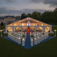 China Charity Fundraising Gala Party Marquee Tent Auction Display Silent Bid European Philanthropy Event Canopy Structure for sale