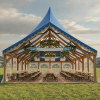 China German Oktoberfest Style Beer Party Marquee Tent Traditional Bavarian Design Long Table Bench Seating European Festival Canopy for sale